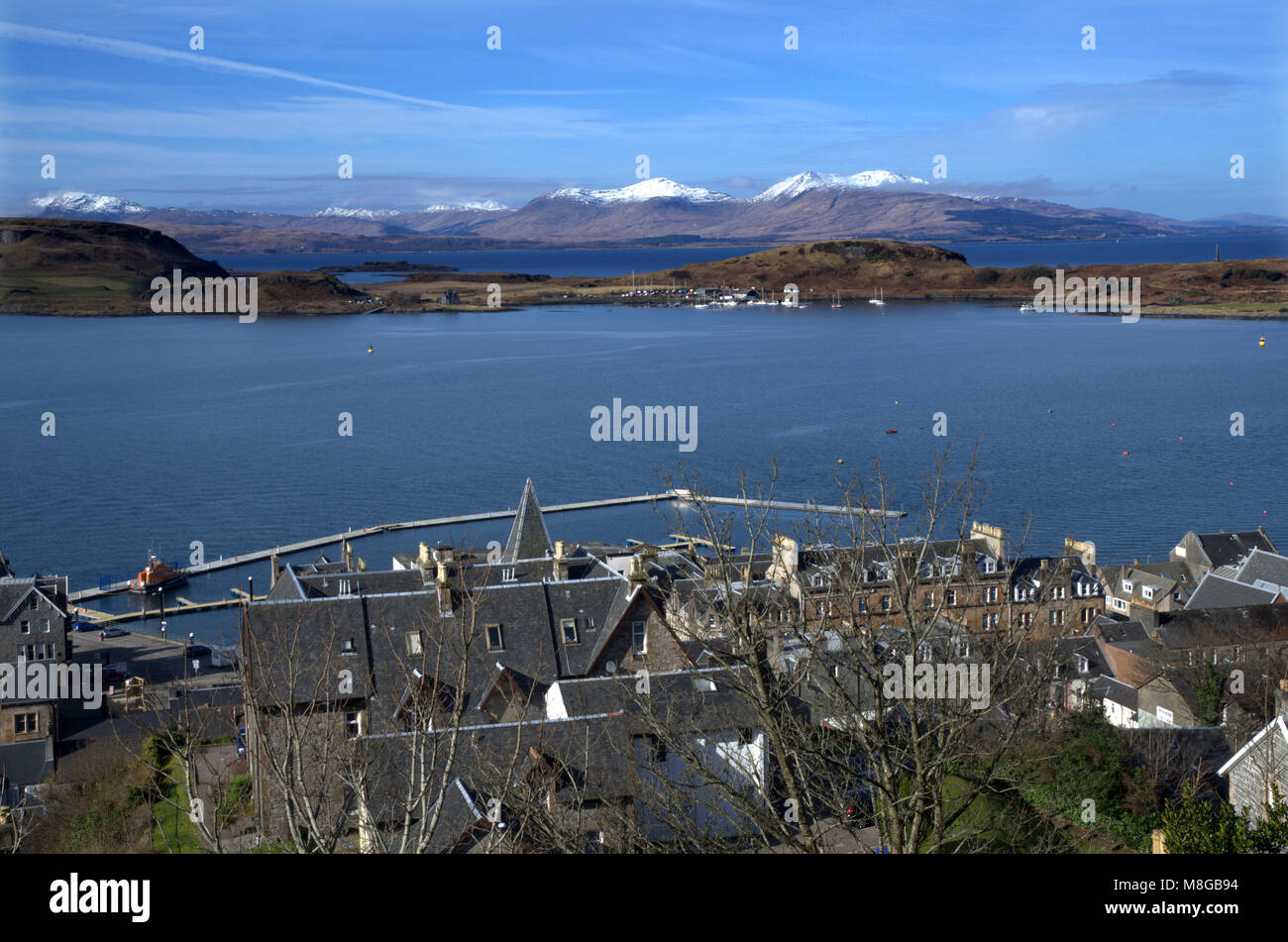 View of Oban bay Scotland Stock Photo - Alamy