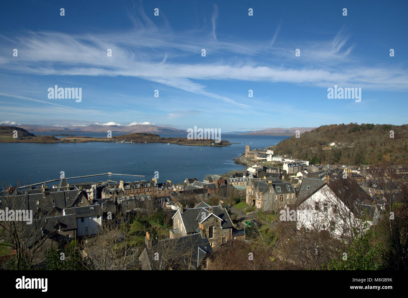 View of Oban bay Scotland Stock Photo - Alamy