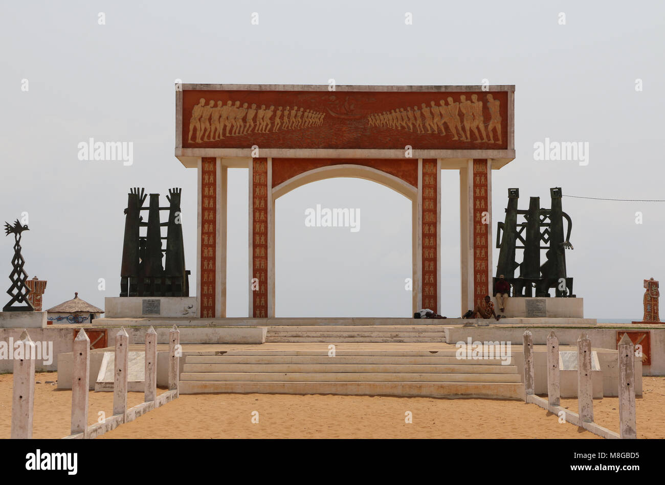 Gate of no return, a memory to the slavery times, when many people ...