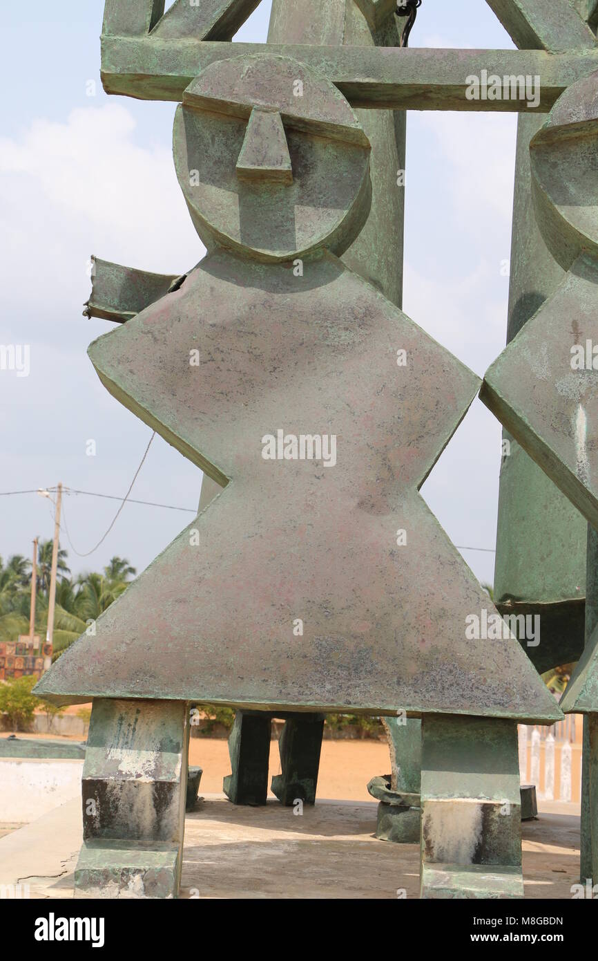 Gate of no return, a memory to the slavery times, when many people ...