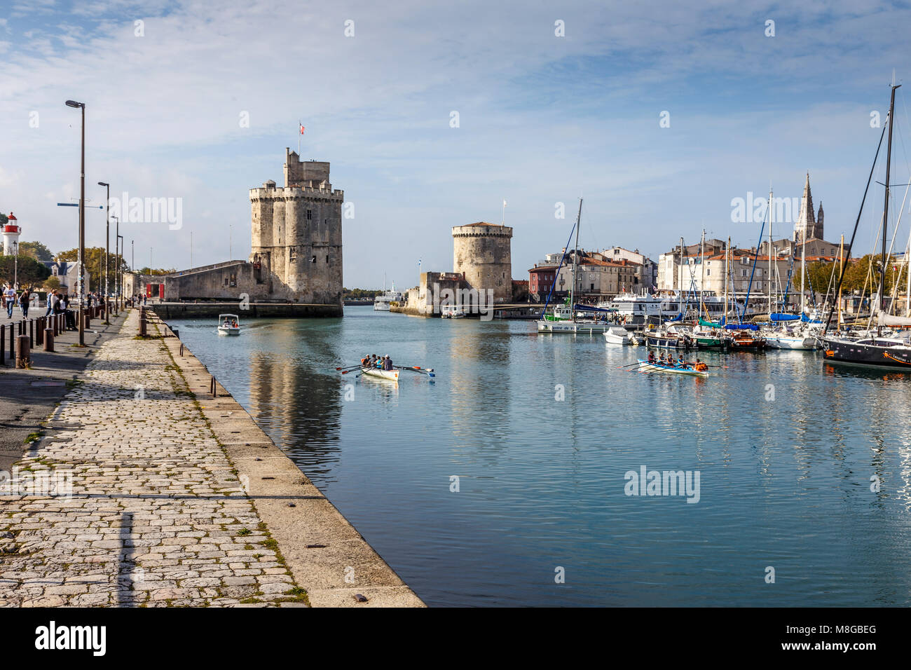 La Rochelle inner harbour Stock Photo - Alamy