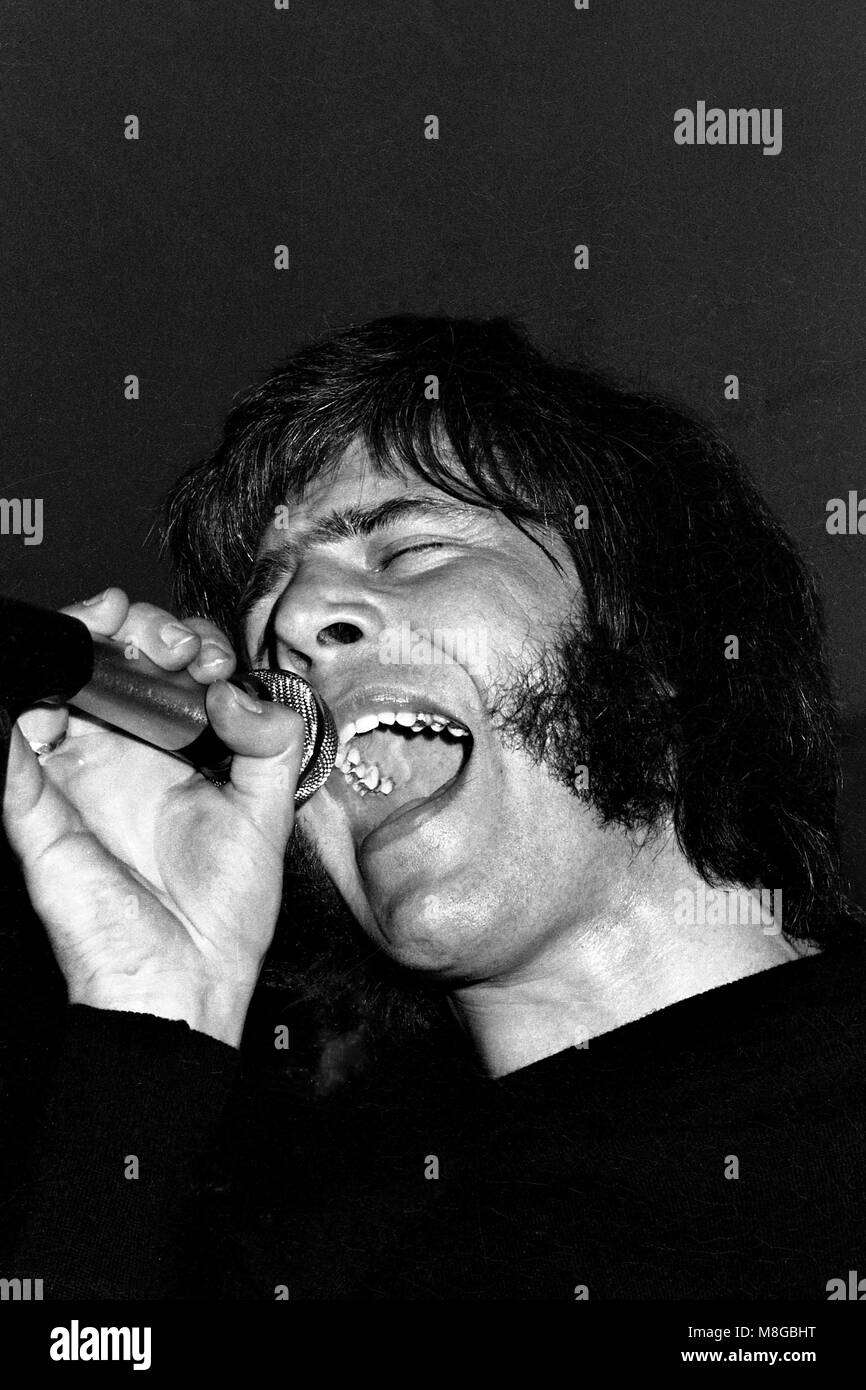 Lead singer Robb Storme performs with Orange Bicycle, a UK psychedelic ...