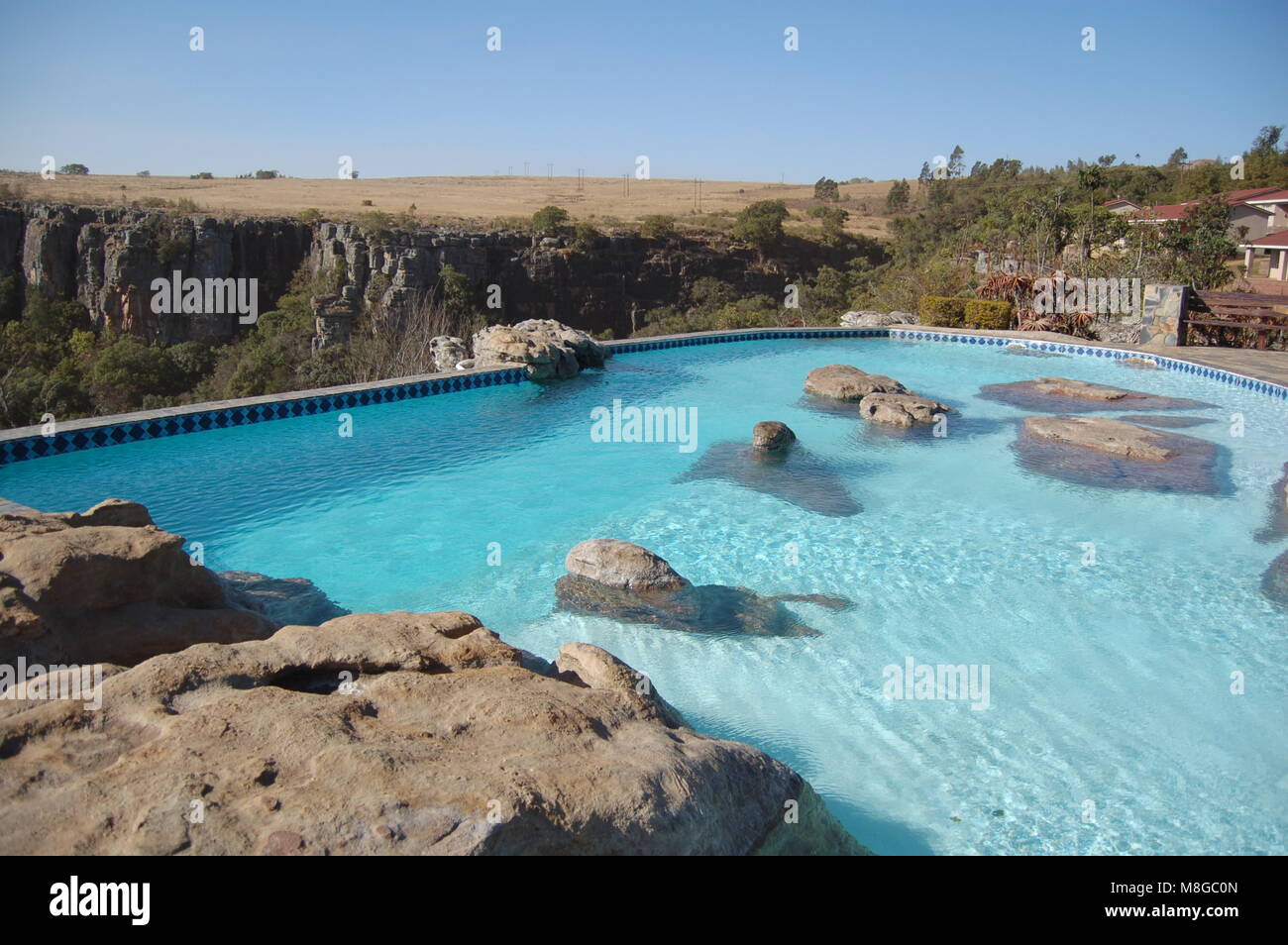 Cliff Edge Pool Stock Photo - Alamy