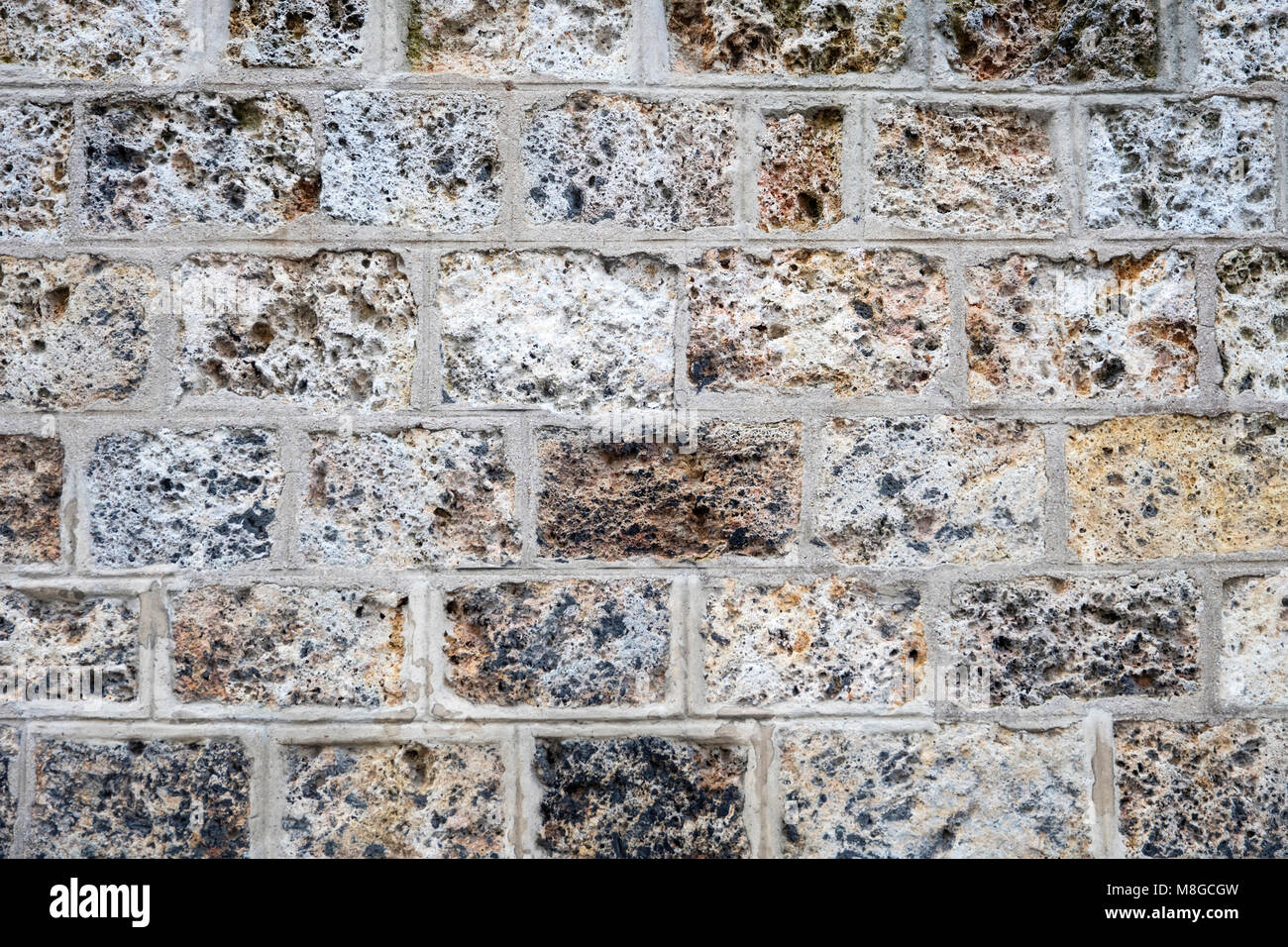 Detail of the old vintage stone wall Stock Photo - Alamy