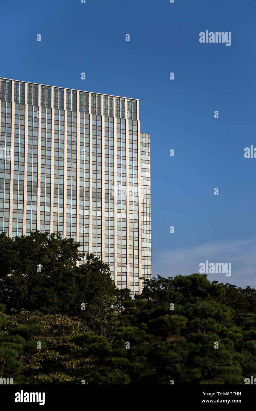 View at the modern building in Tokyo, Japan Stock Photo - Alamy