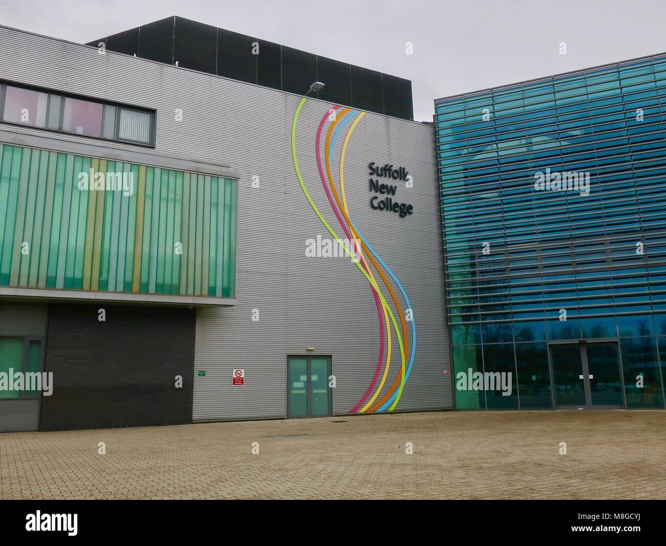 Suffolk New College campus in Ipswich, Suffolk. March 2018 Stock Photo ...