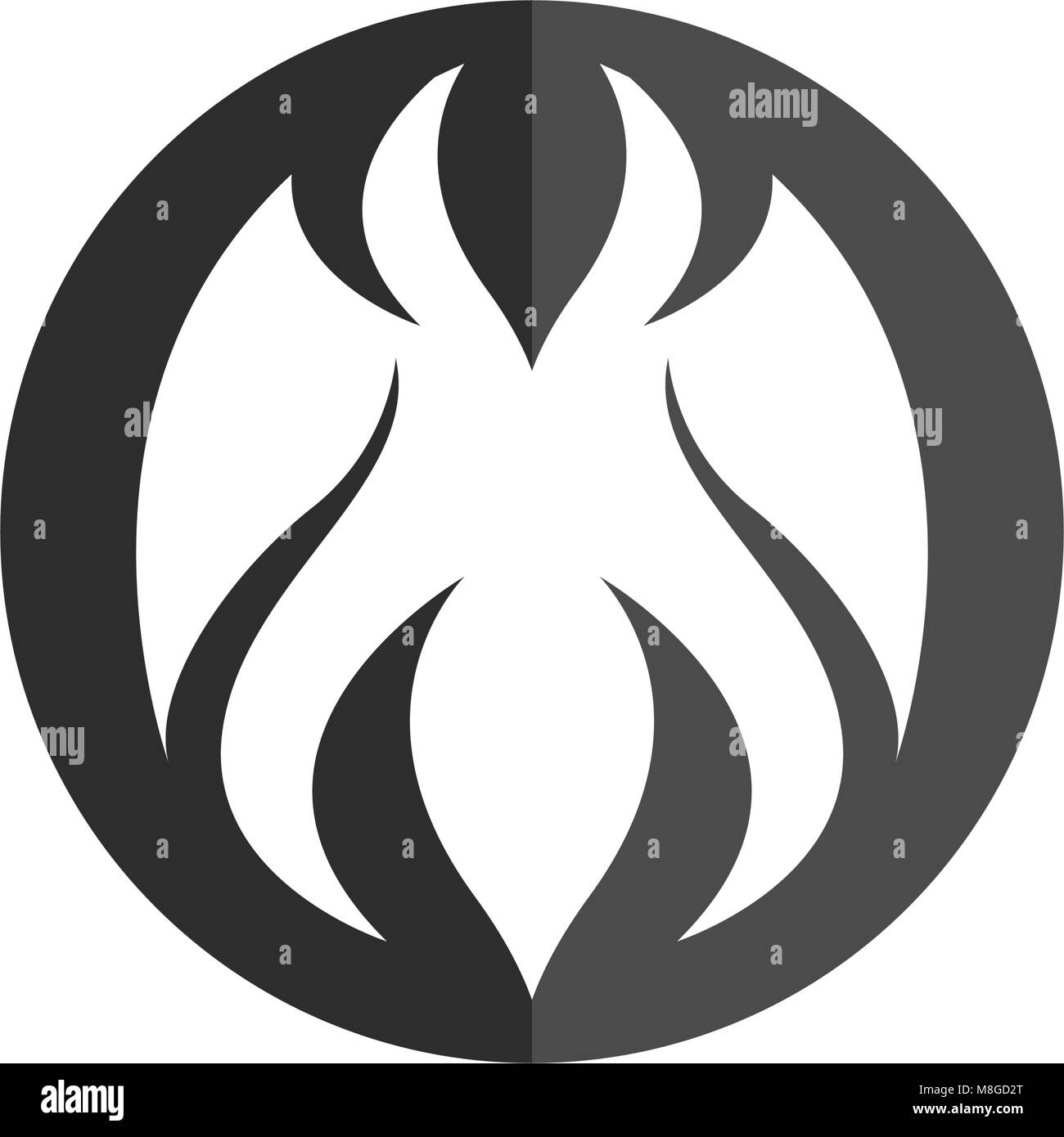 Fire flame nature logo and symbols icons template Stock Vector Image ...