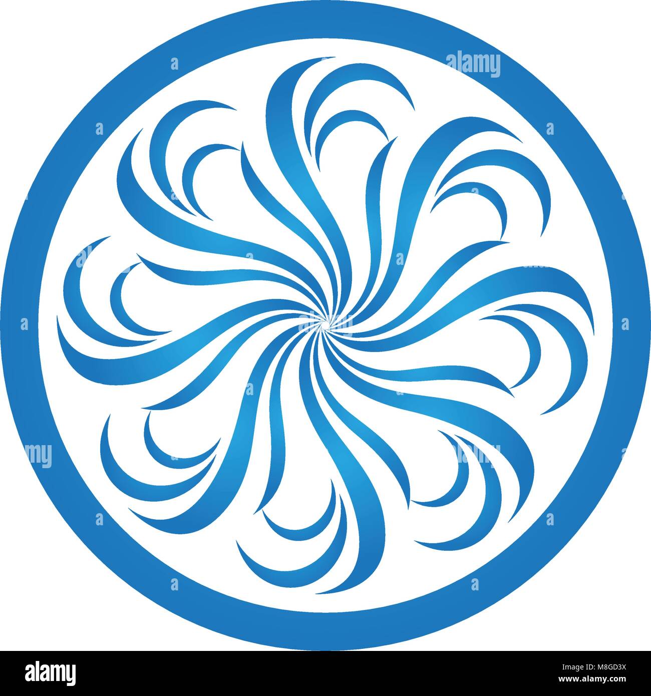 vortex circle logo and symbols template icons Stock Vector Image & Art ...