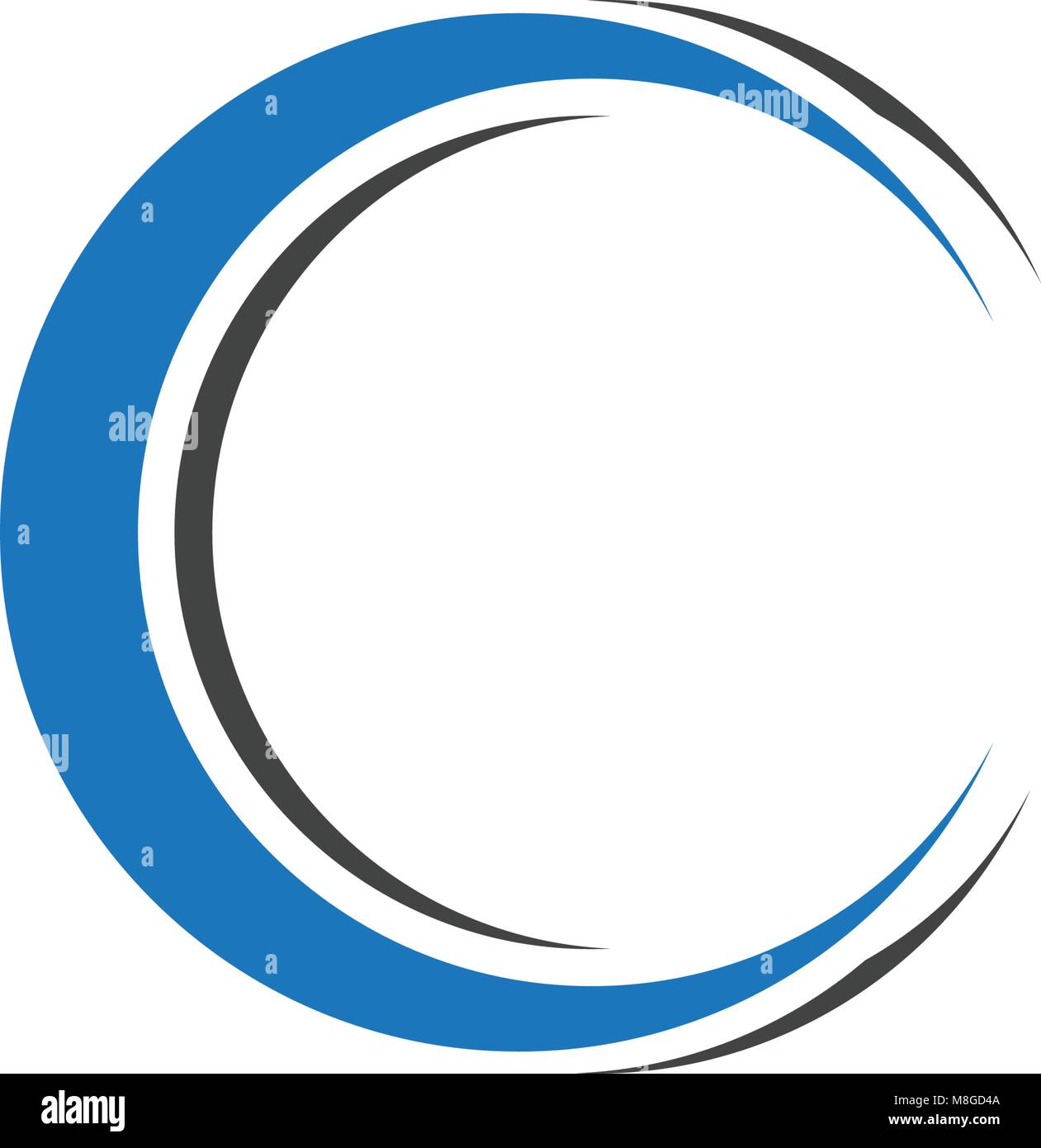 C circle logo and symbol vector Stock Vector Image & Art - Alamy