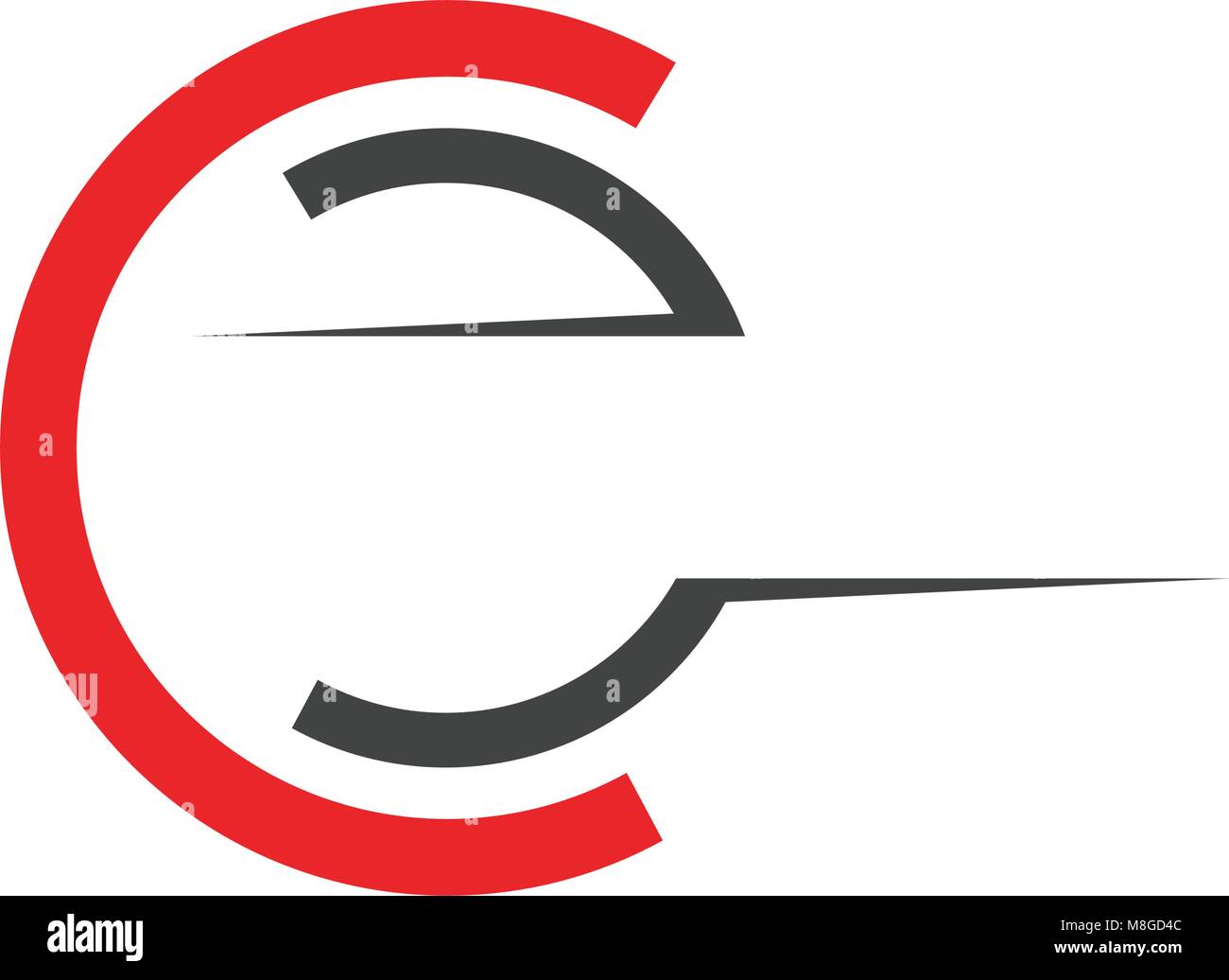 C circle logo and symbol vector Stock Vector Image & Art - Alamy
