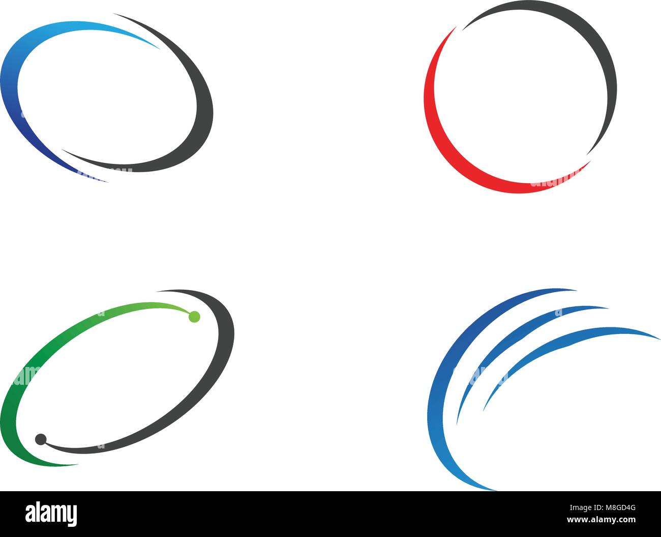 C circle logo and symbol vector Stock Vector Image & Art - Alamy