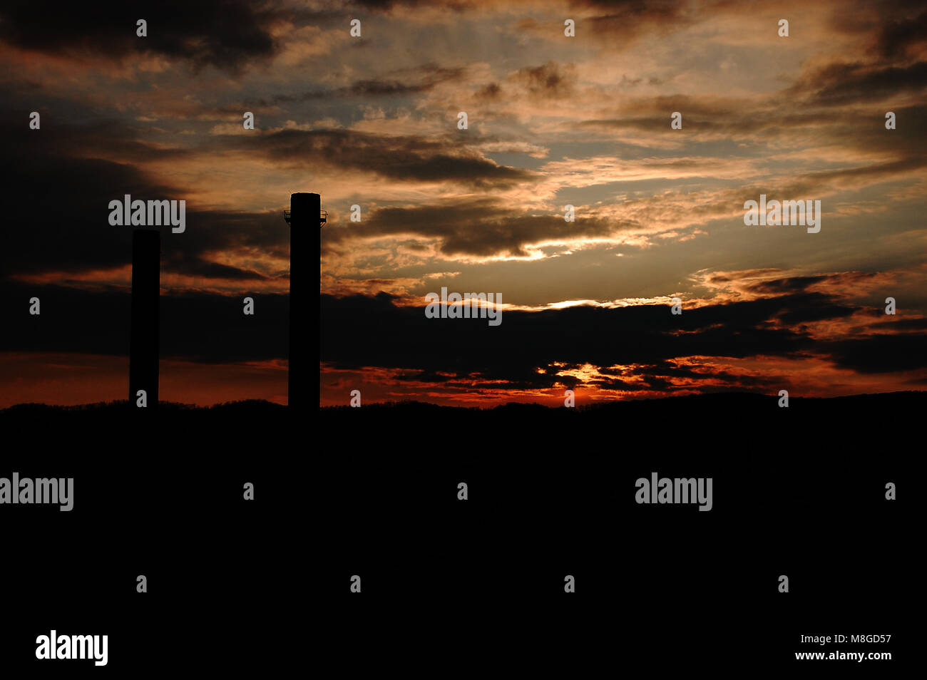 Industrial sunset moments hi-res stock photography and images - Alamy