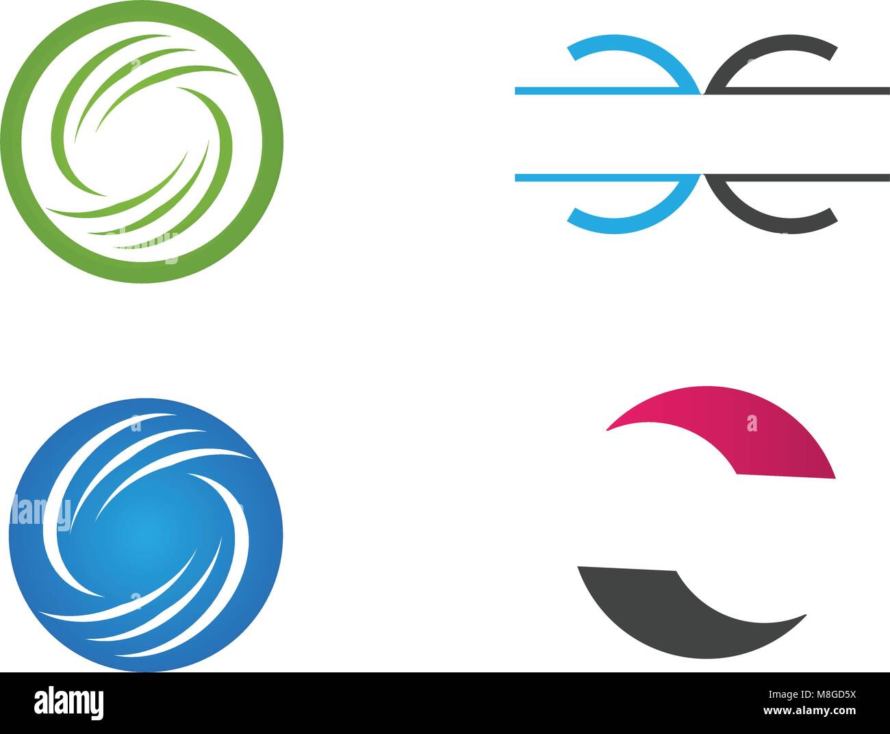 C circle logo and symbol vector Stock Vector Image & Art - Alamy