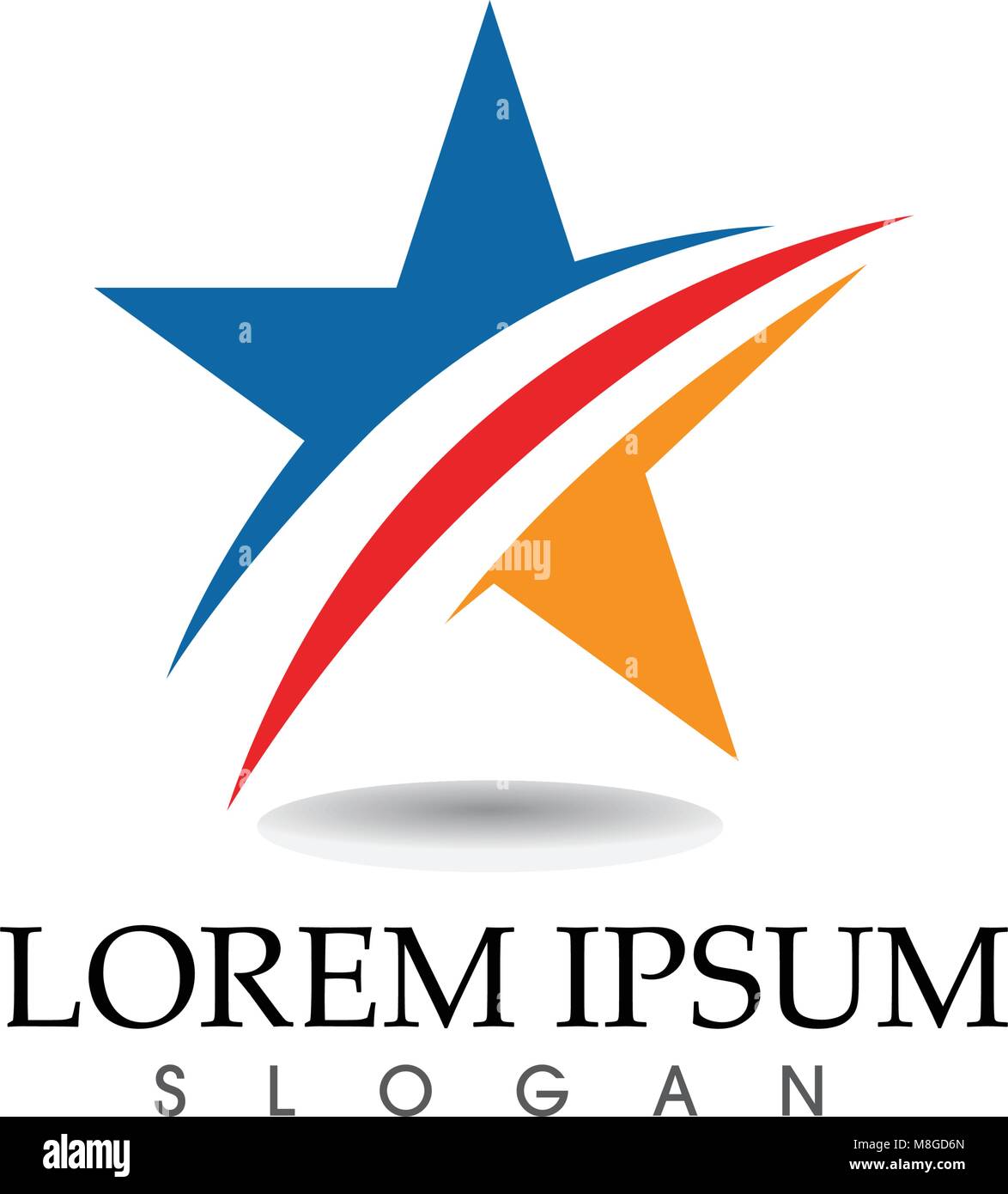 Star Logo Template Stock Vector Image & Art - Alamy