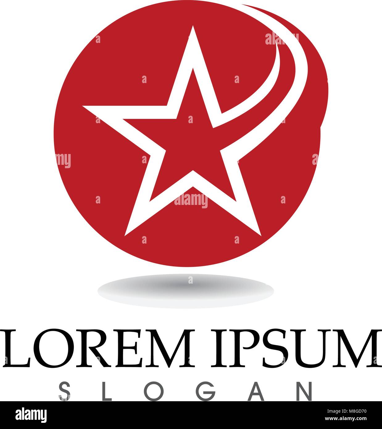 Star Logo Template Stock Vector Image & Art - Alamy