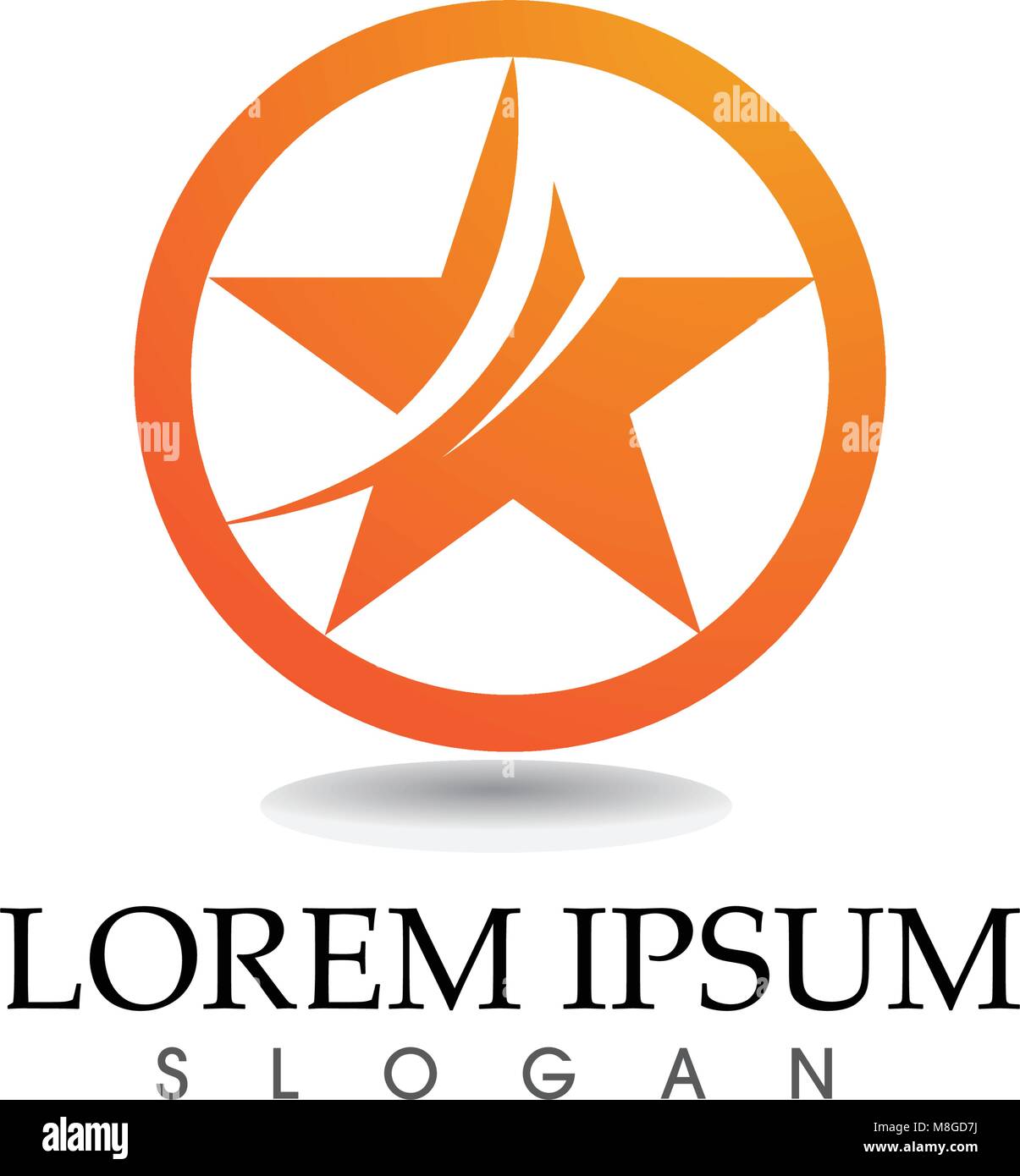 Star Logo Template Stock Vector Image & Art - Alamy