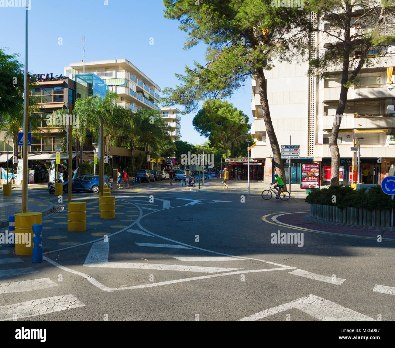 Costa salou beach scene hi-res stock photography and images - Alamy