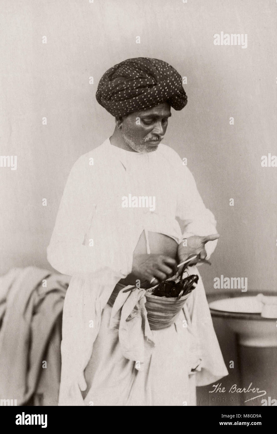 Indian servant 19th hi-res stock photography and images - Alamy