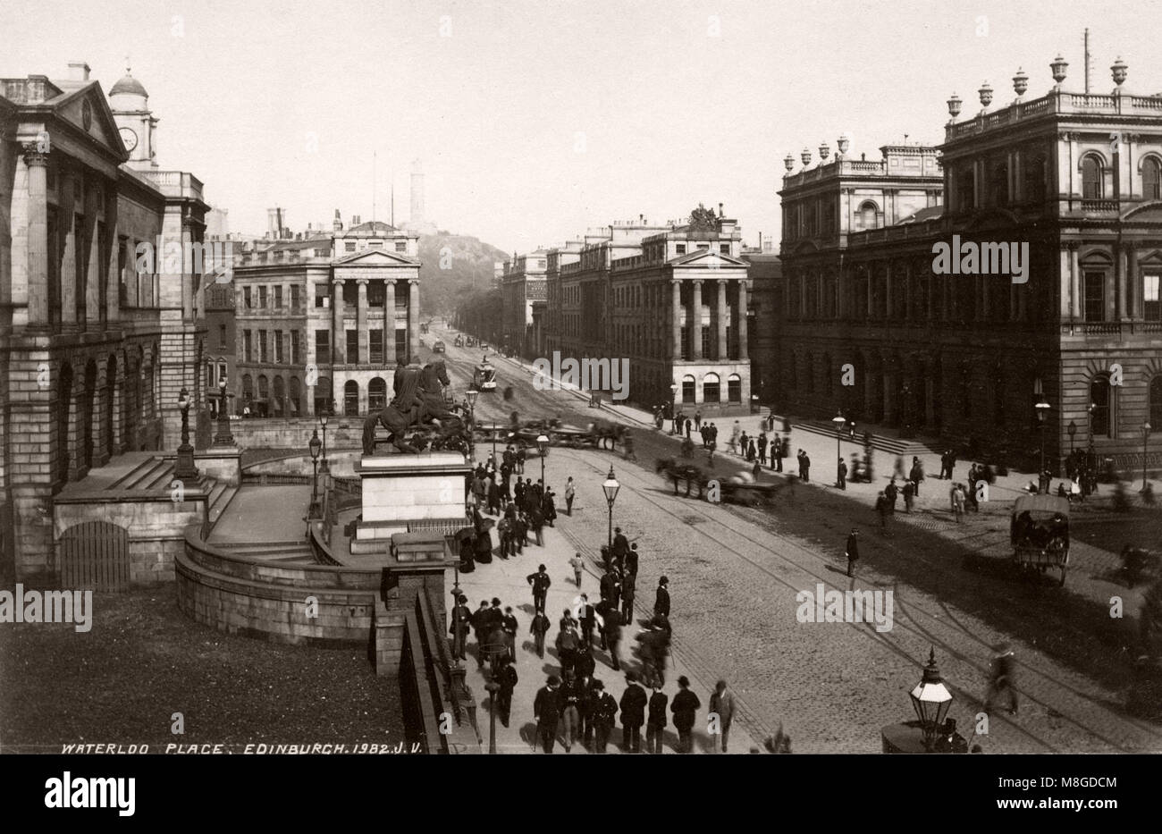 Edinburgh old town 1880s hi-res stock photography and images - Alamy