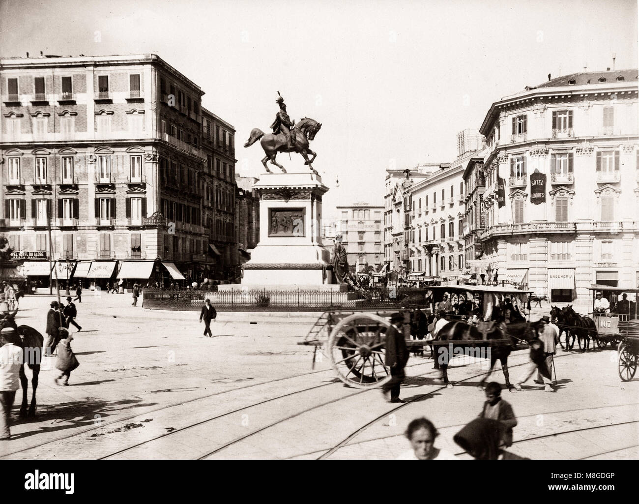 Naples italy old town 1900 hi-res stock photography and images - Alamy