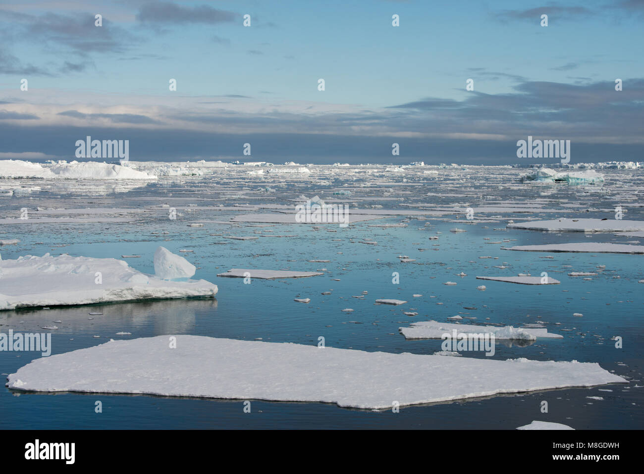 A beautiful frozen landscape scene in Antarctica Stock Photo - Alamy