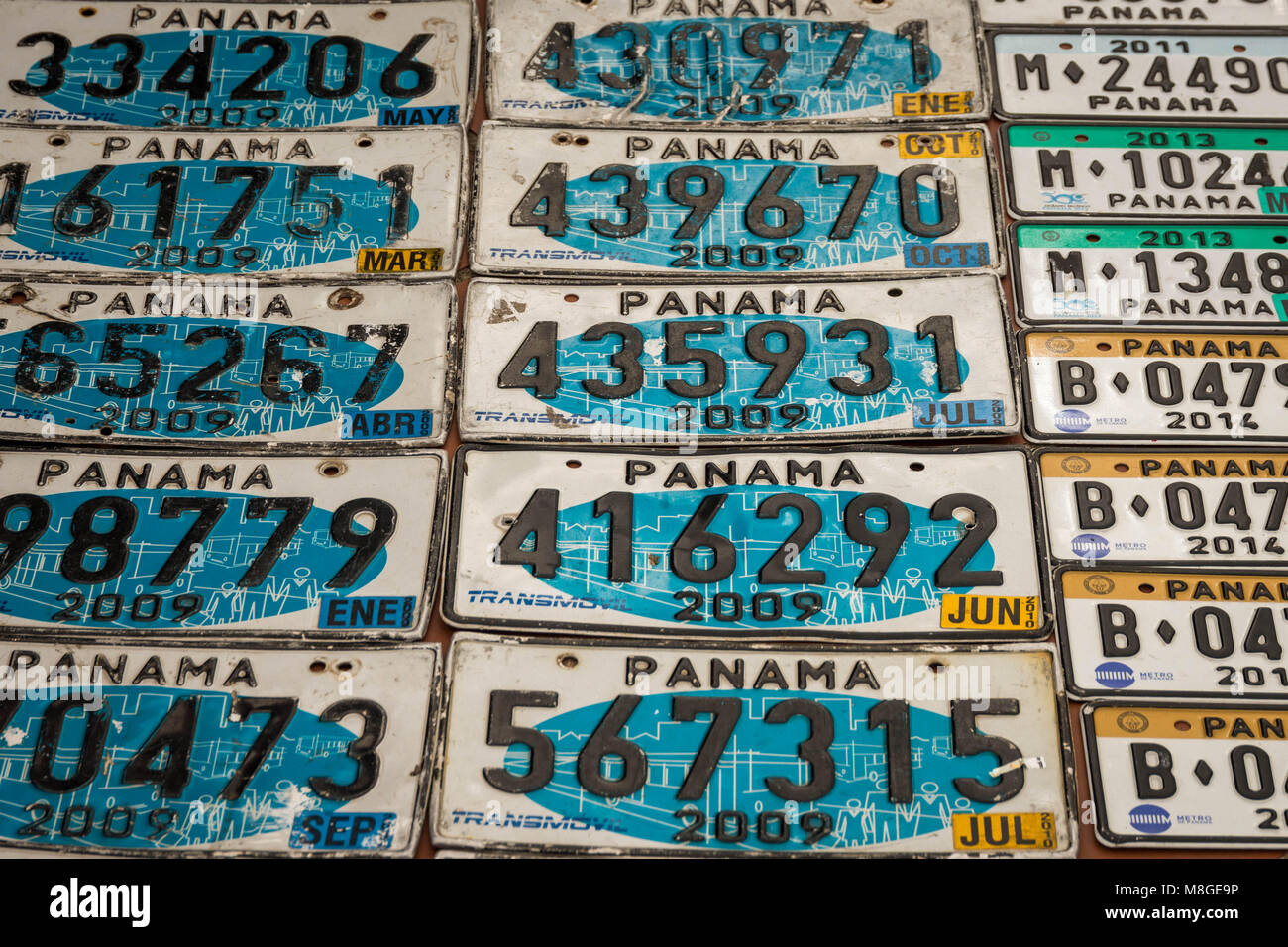 Panama license plates hi-res stock photography and images - Alamy
