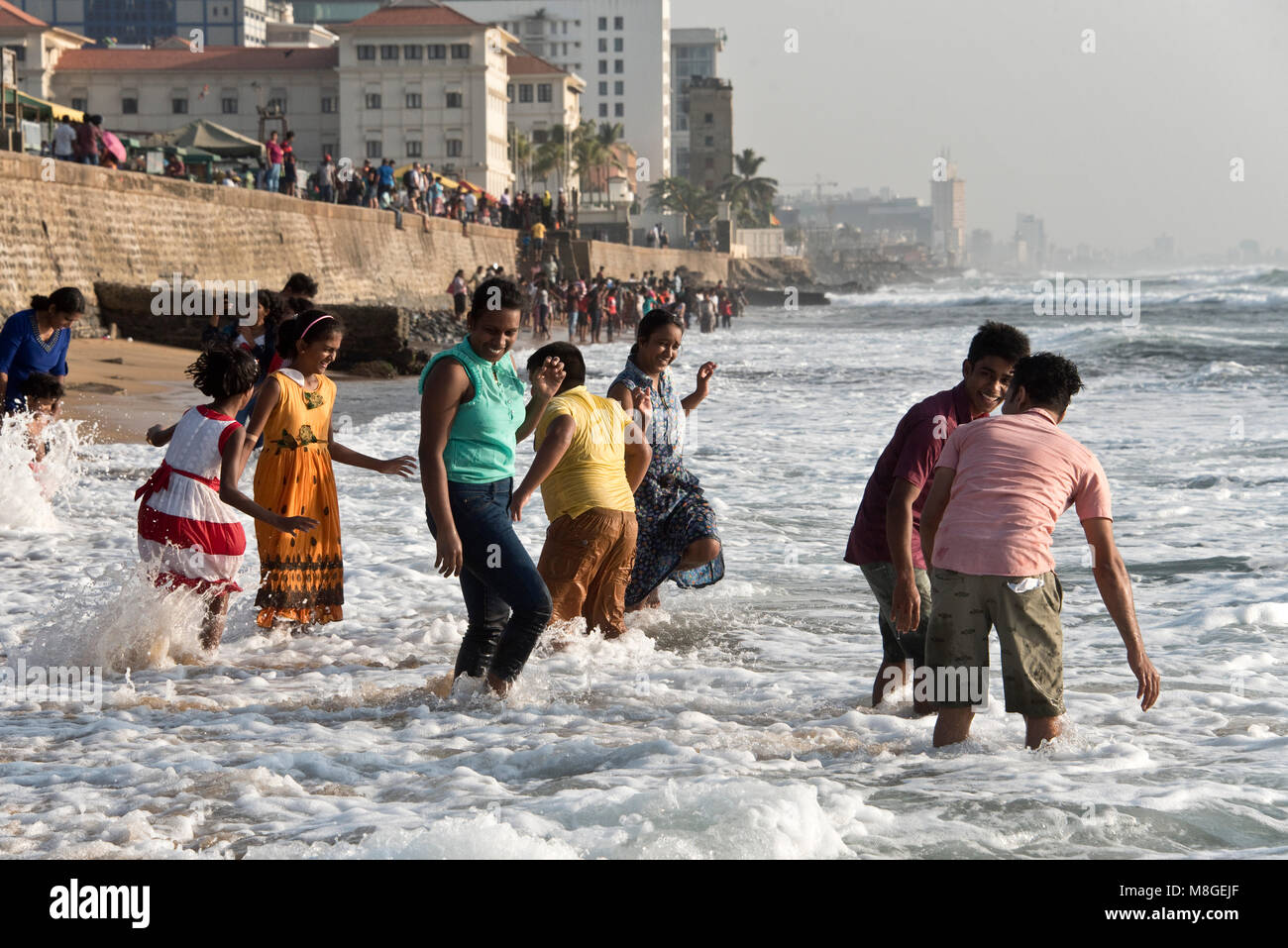 Galle face beach hi-res stock photography and images - Alamy