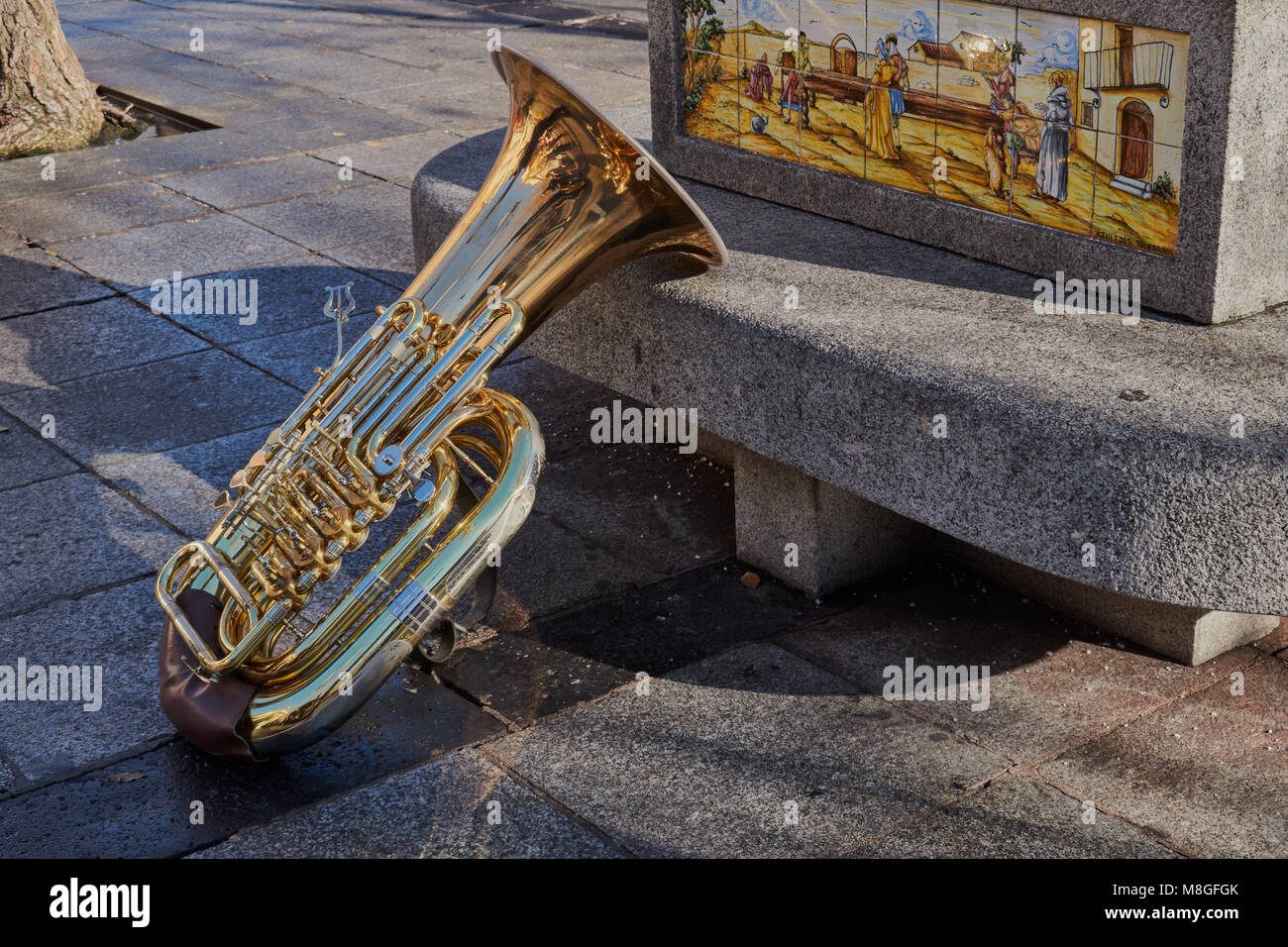 Tuba wind instrument hi-res stock photography and images - Alamy