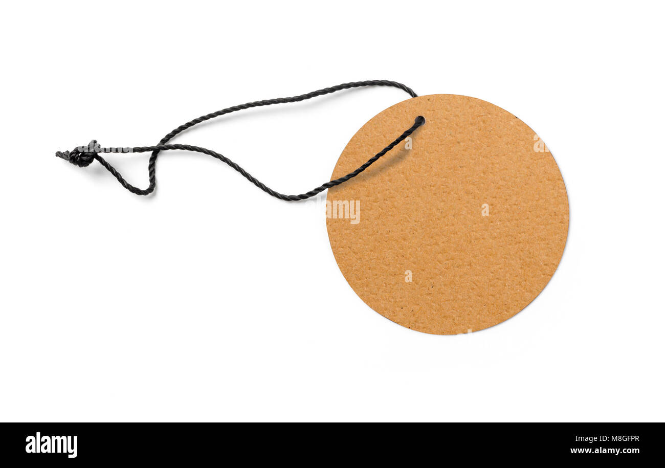 Hang tag string Cut Out Stock Images & Pictures - Alamy