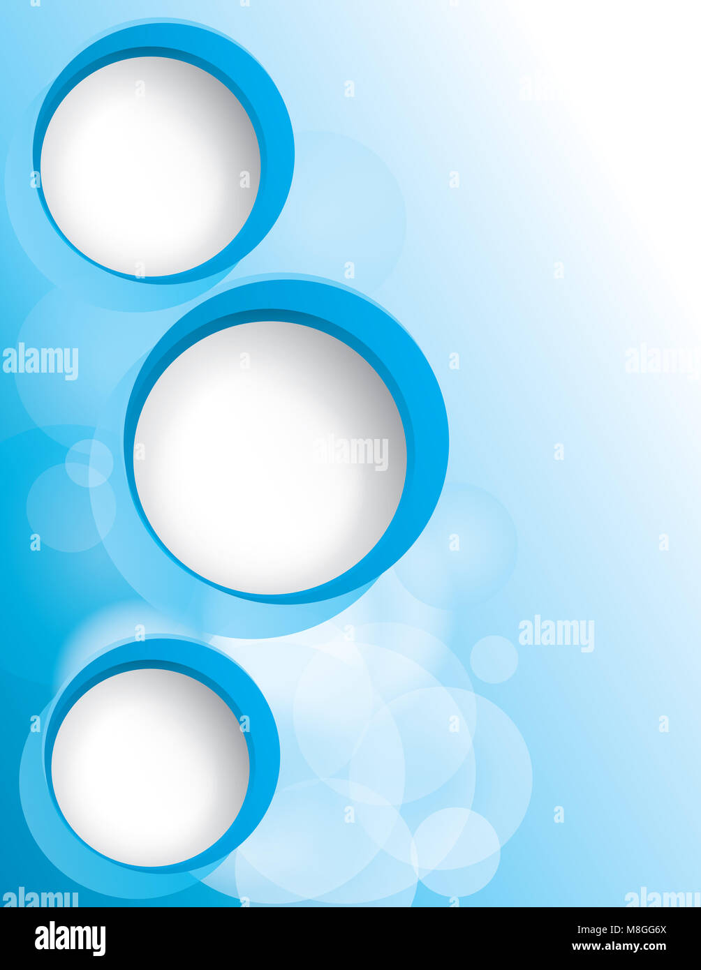 Professional 3D Circle Flyer Stock Photo - Alamy