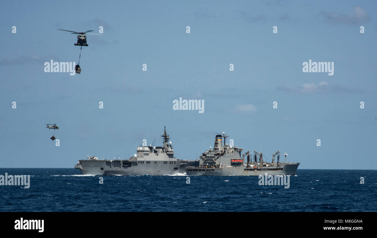 Fleet replenishment oiler usns walter s diehl t ao 193 hi-res stock ...
