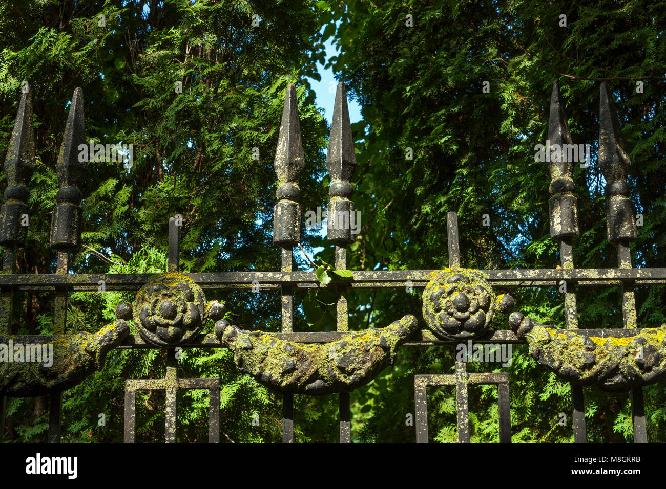 Decorative cast iron fence hi-res stock photography and images - Alamy