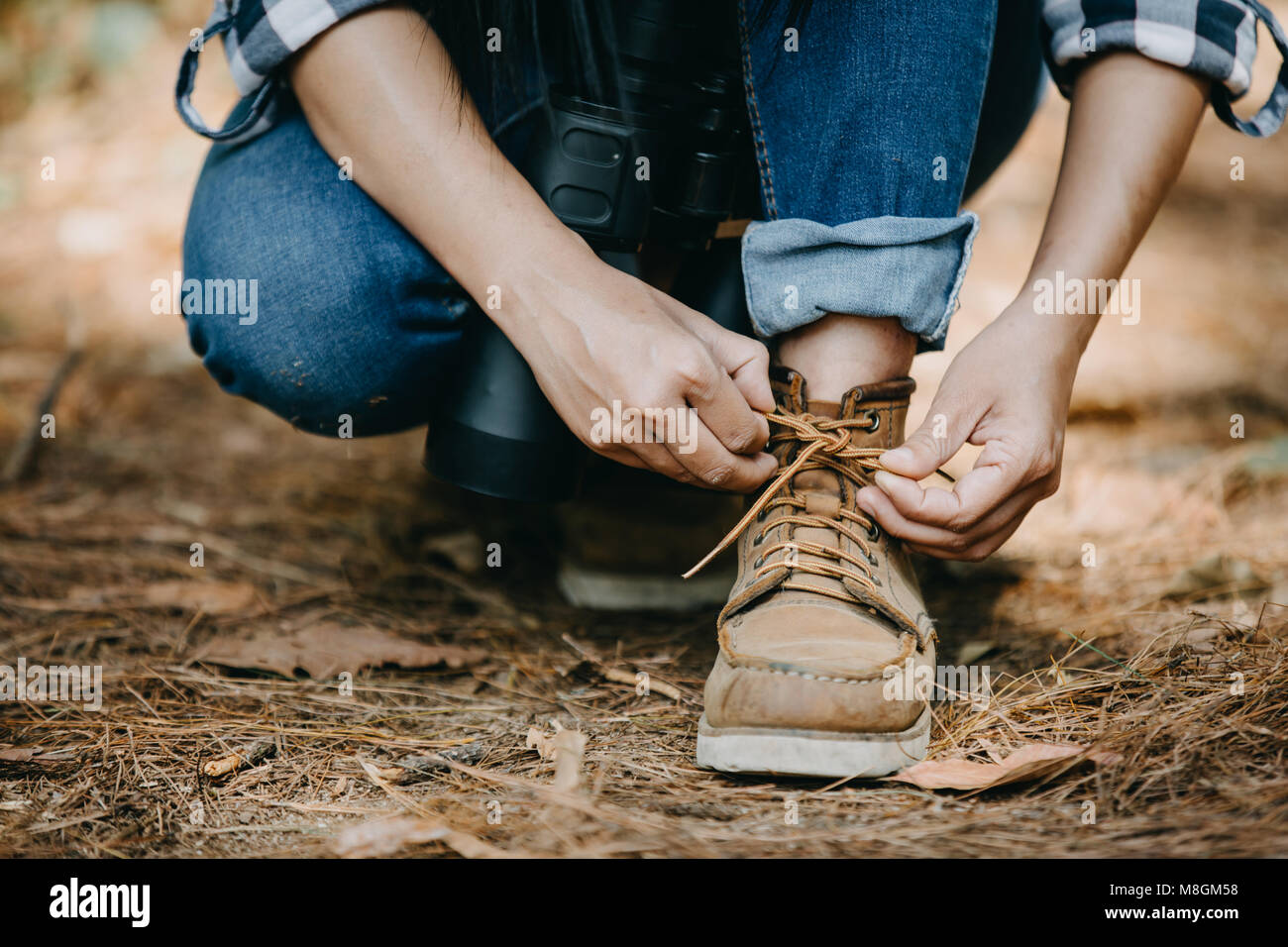Shoe lacing close up hi-res stock photography and images - Alamy