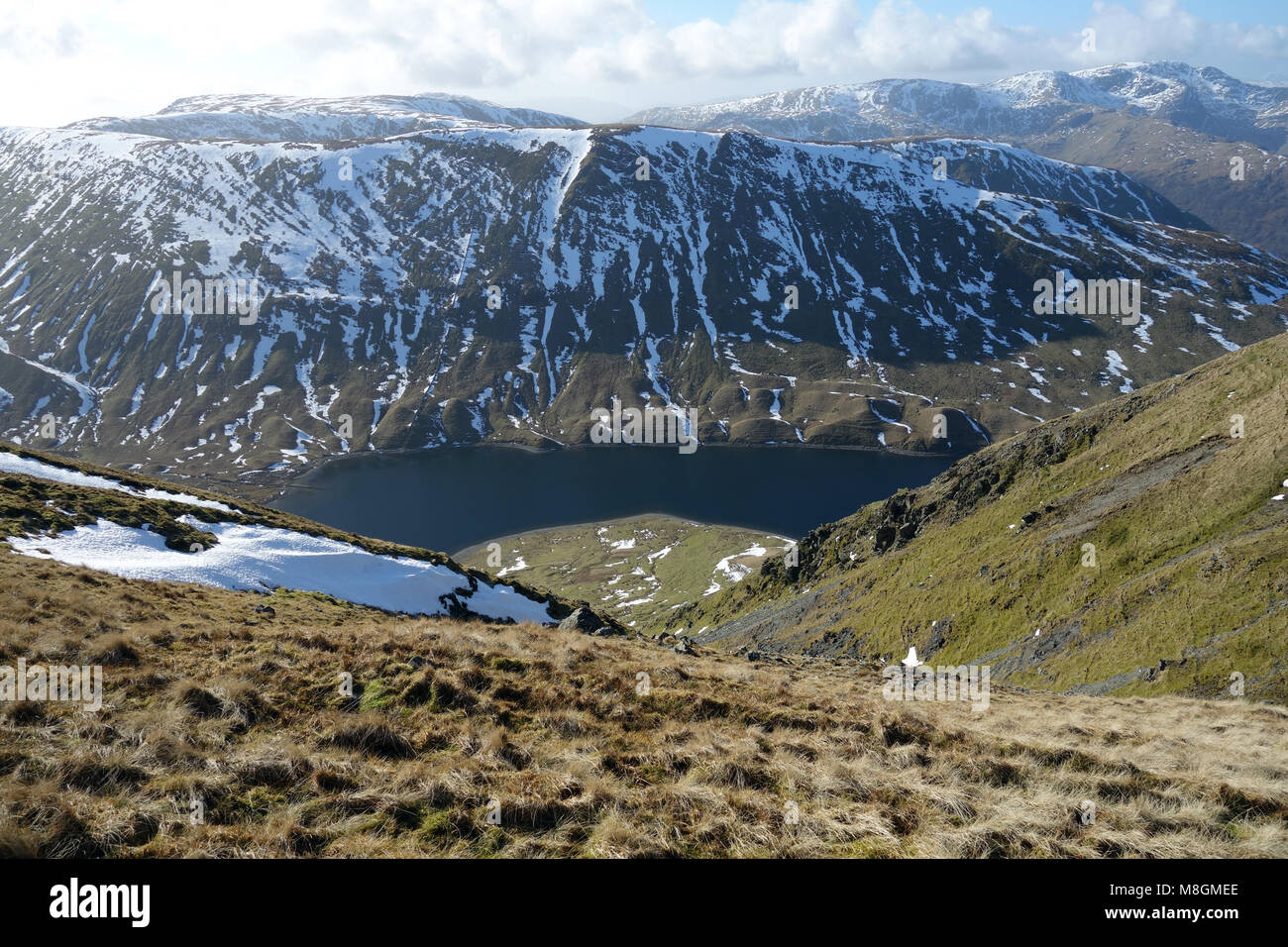 The Wainwright Gray Crag Above Hayeswater from the Straits of ...