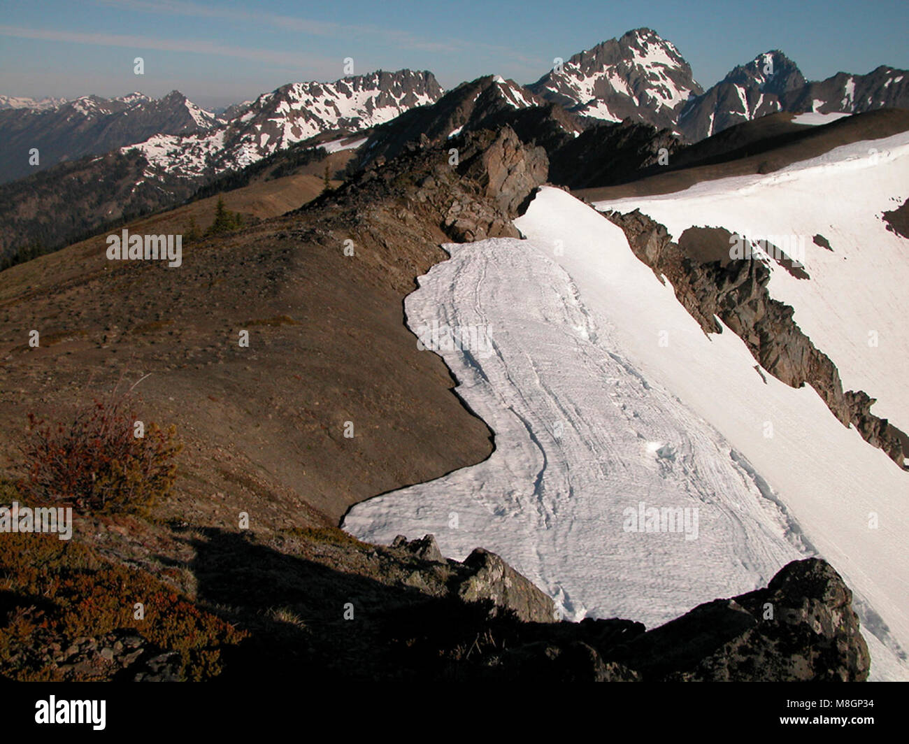 Constance Pass ridge mountain snow scenic WIC Stock Photo - Alamy