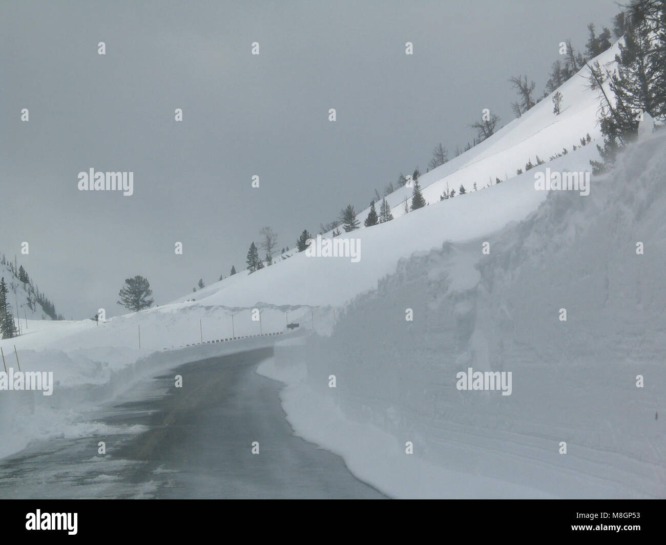 Cork Screw Bridge .Spring plowing Stock Photo - Alamy