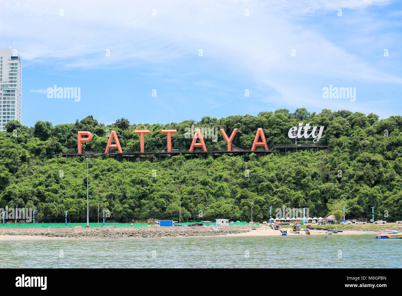 Pattaya City Sign Board Stock Photo - Alamy