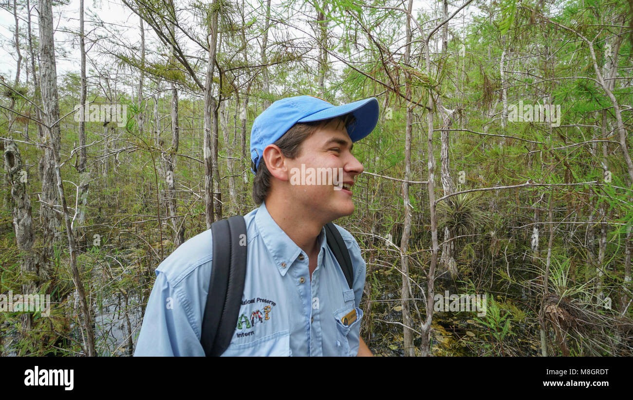 People in the swamp Stock Photo - Alamy