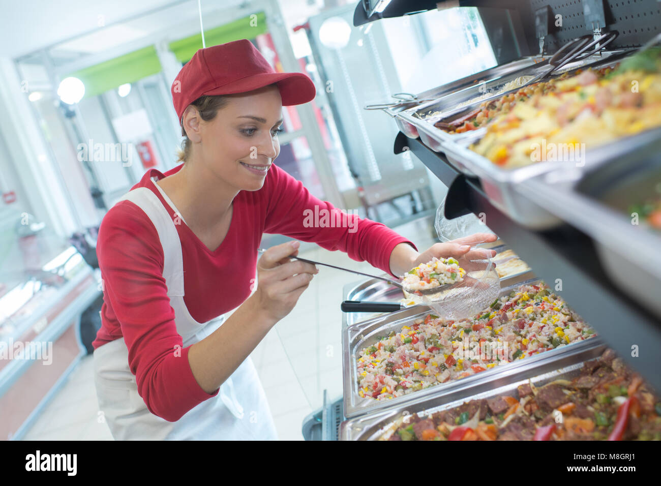 giving the food order Stock Photo - Alamy