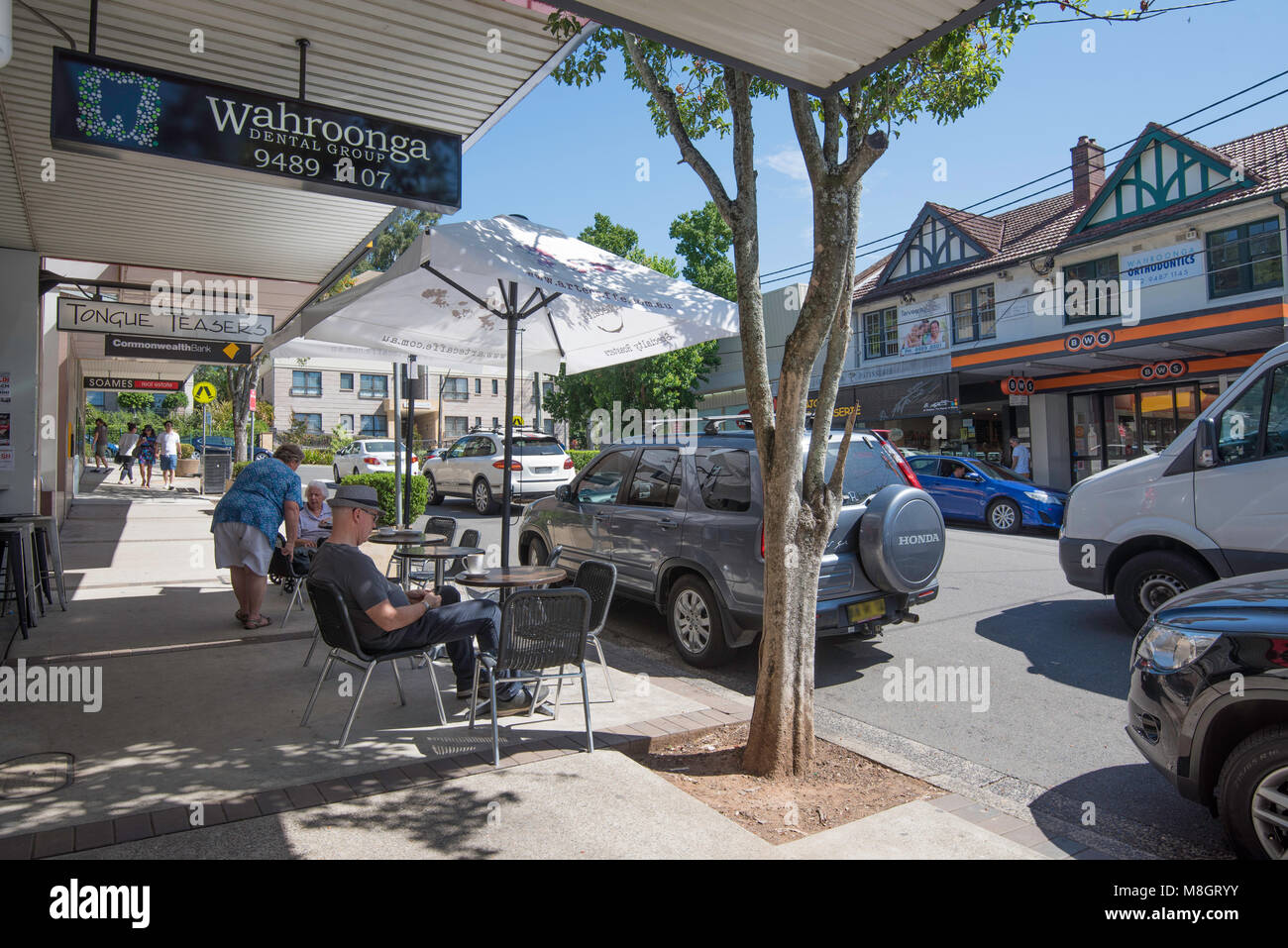 The suburb of Wahroonga on Sydney's upper North Shore, part of the Ku ...