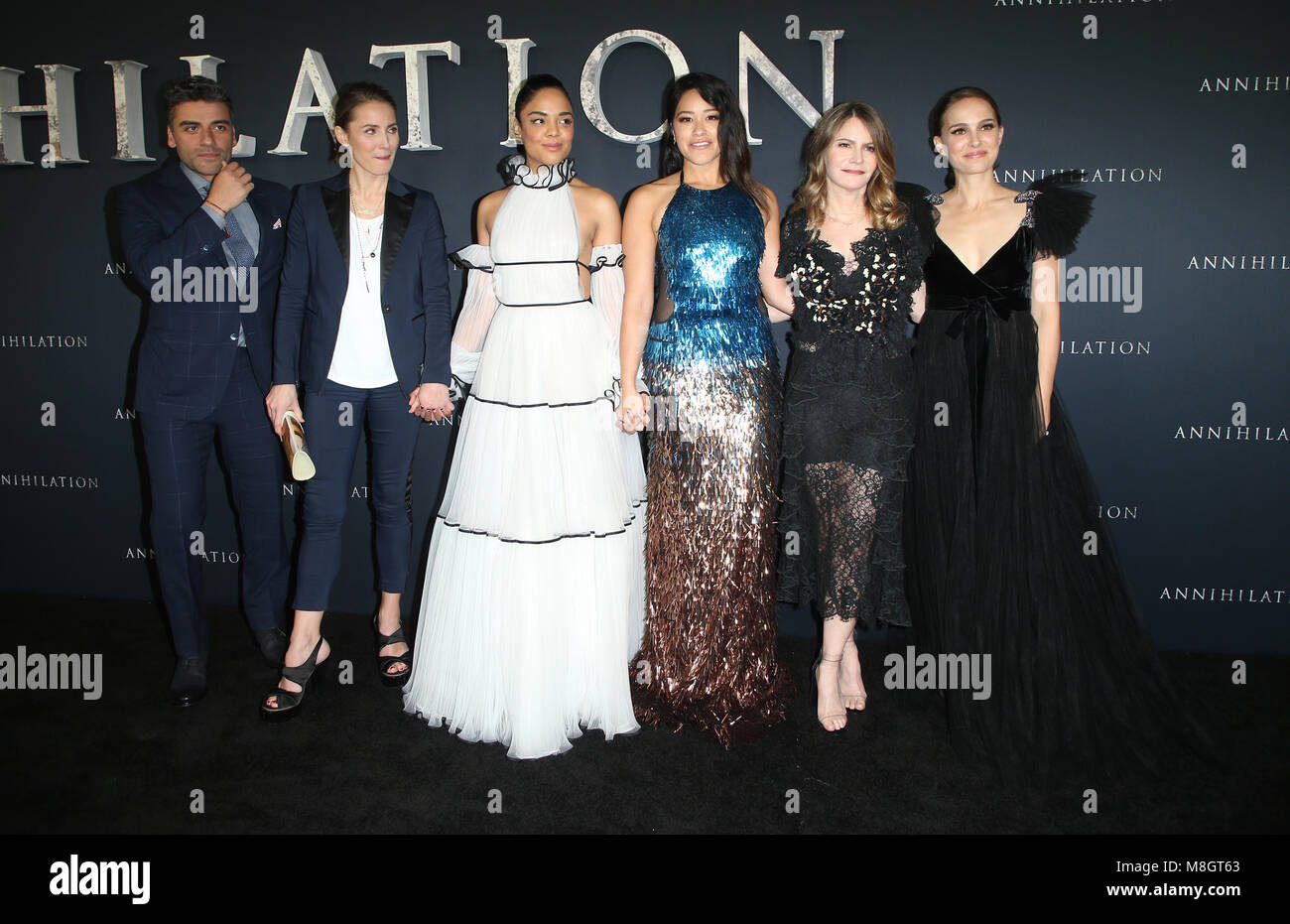 Los Angeles premiere of 'Annihilation' at the Regency Village Theatre ...