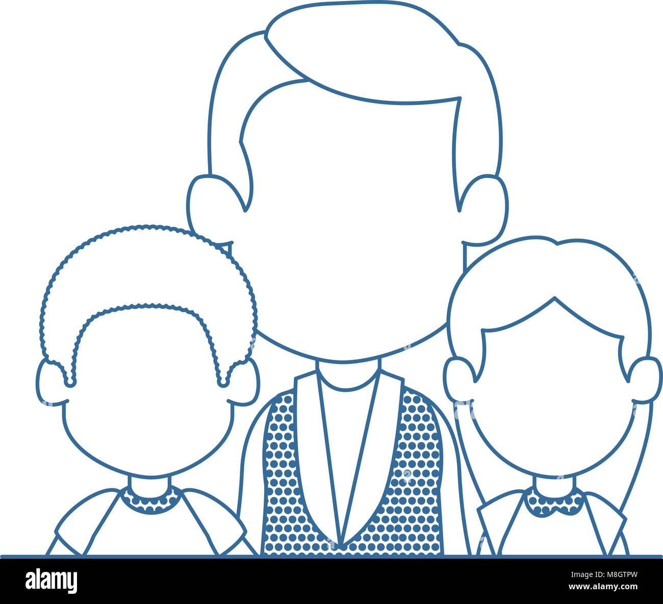 doctor with kids characters vector illustration design Stock Vector ...