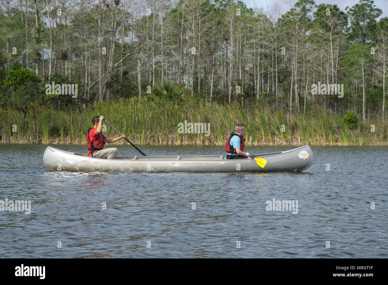 young people swamp canoe.Adventure Day with the Greater Naples YMCA ...