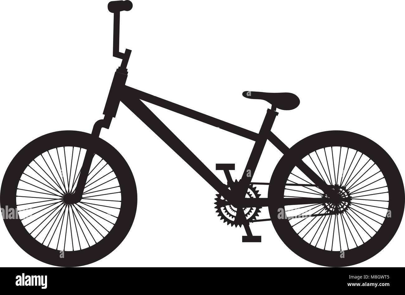 bicycle cross isolated icon vector illustration design Stock Vector ...