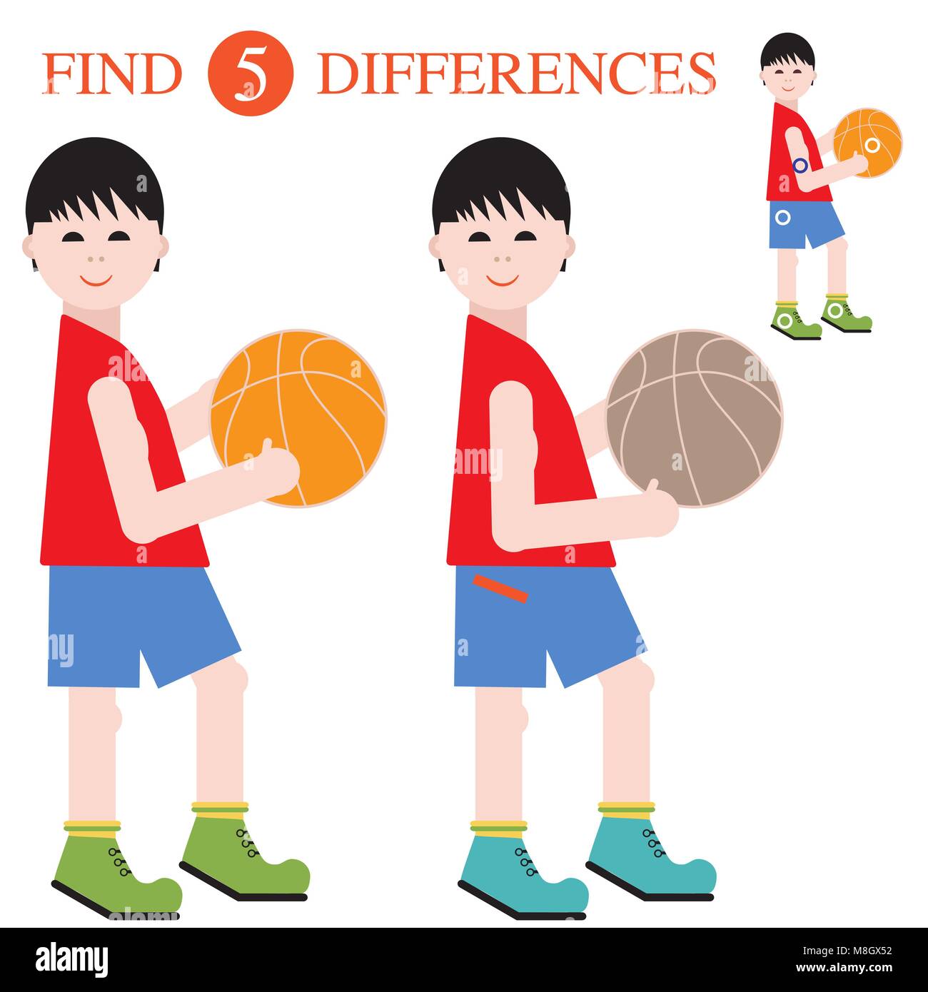 Spot the differences Cut Out Stock Images & Pictures - Alamy