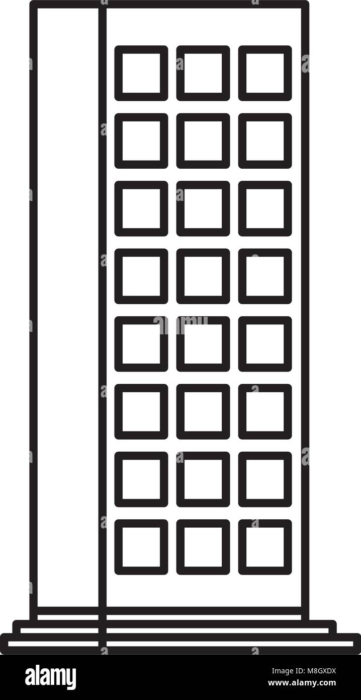 building facade city icon vector illustration design Stock Vector Image ...