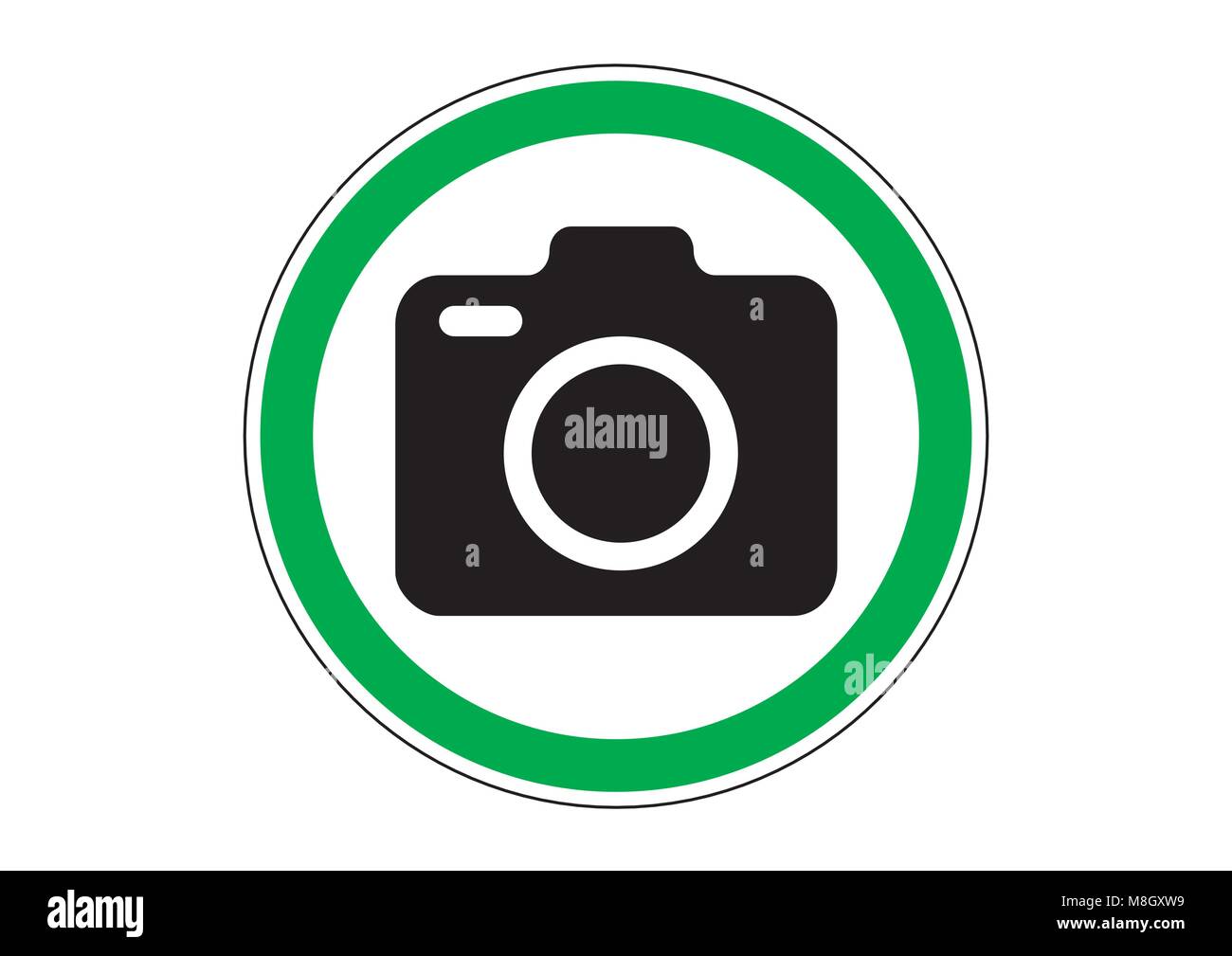 design vector of camera allowed sign Stock Vector Image & Art - Alamy