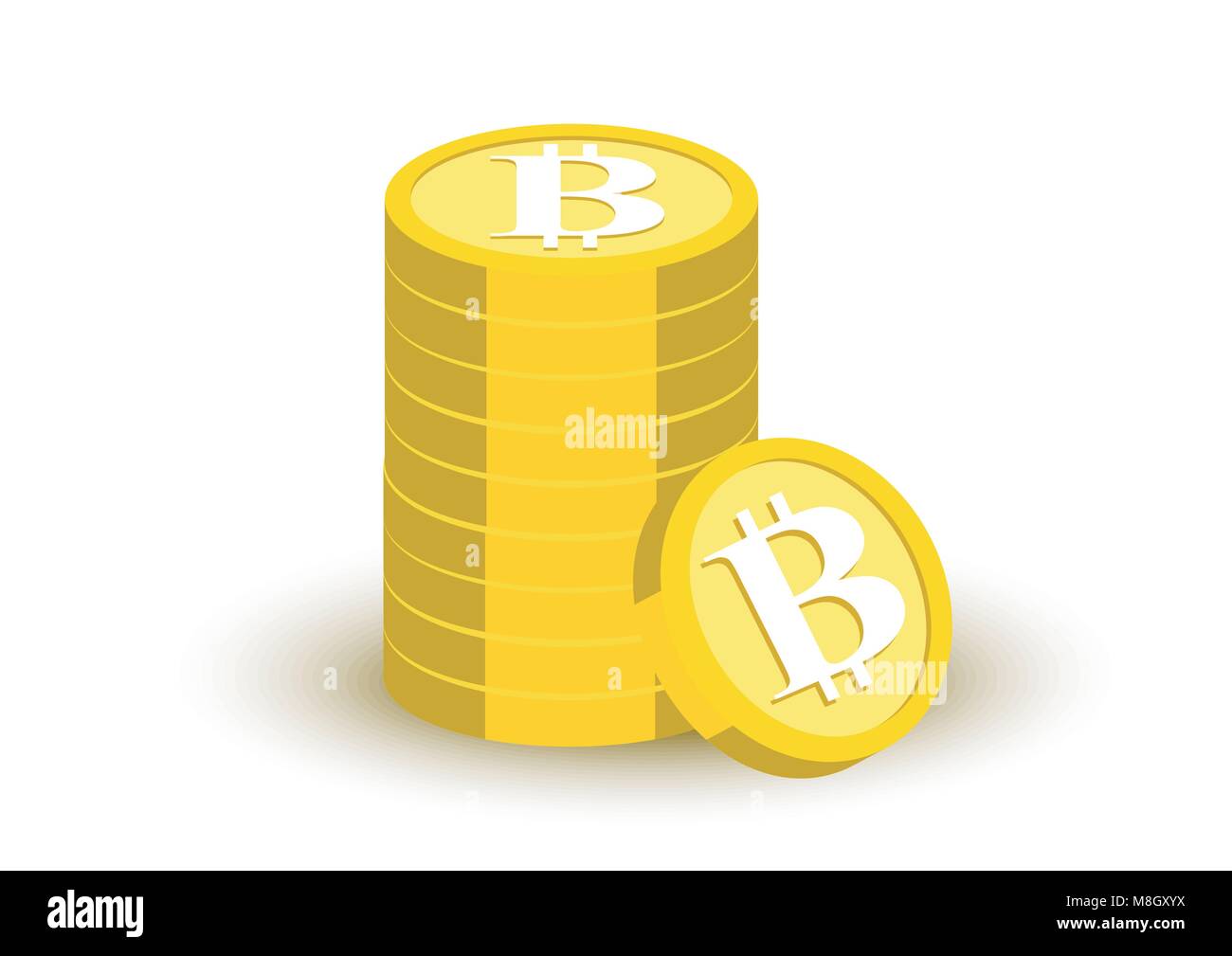 Bitcoin Bill Stock Vector Images - Alamy