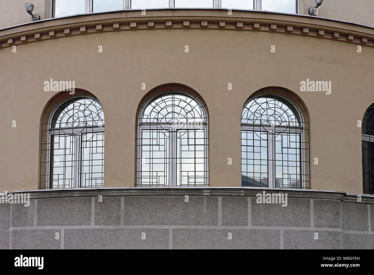 Three arch windows hi-res stock photography and images - Alamy