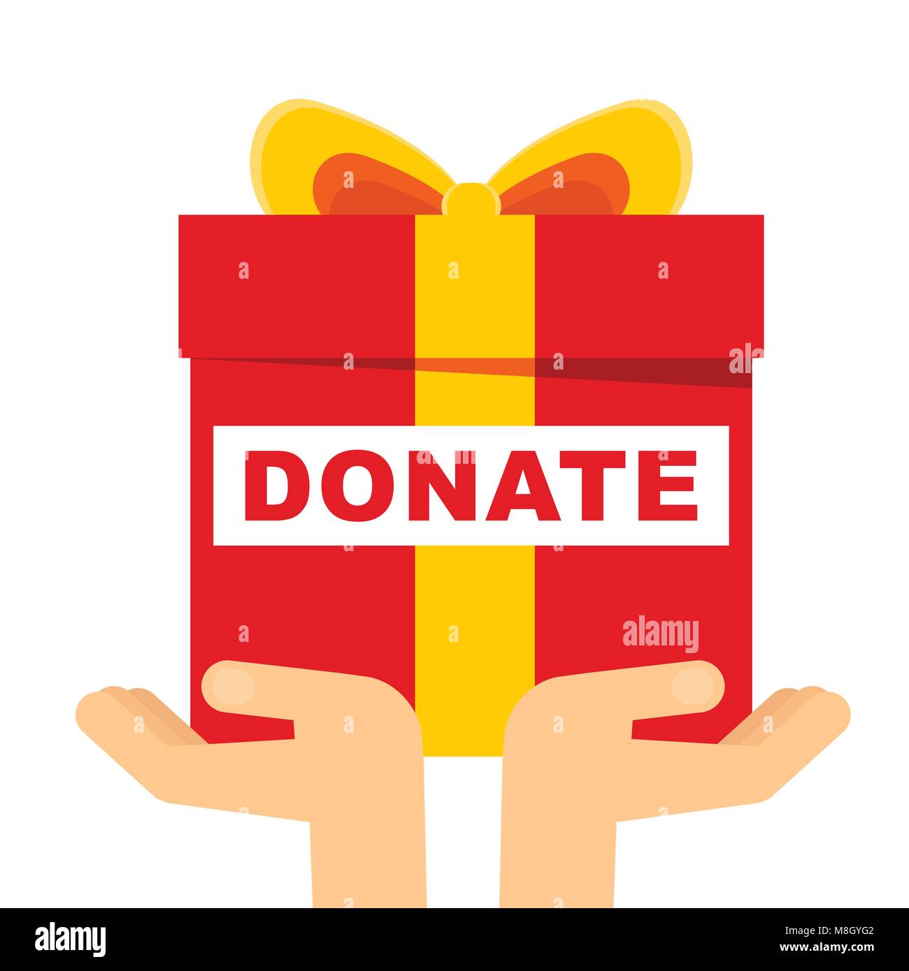 donate gift concept Stock Vector Image & Art - Alamy